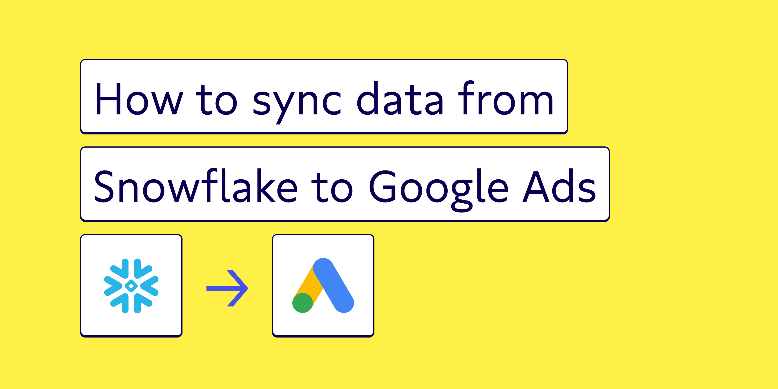 3 ways to sync data from Snowflake to Google Ads | Census