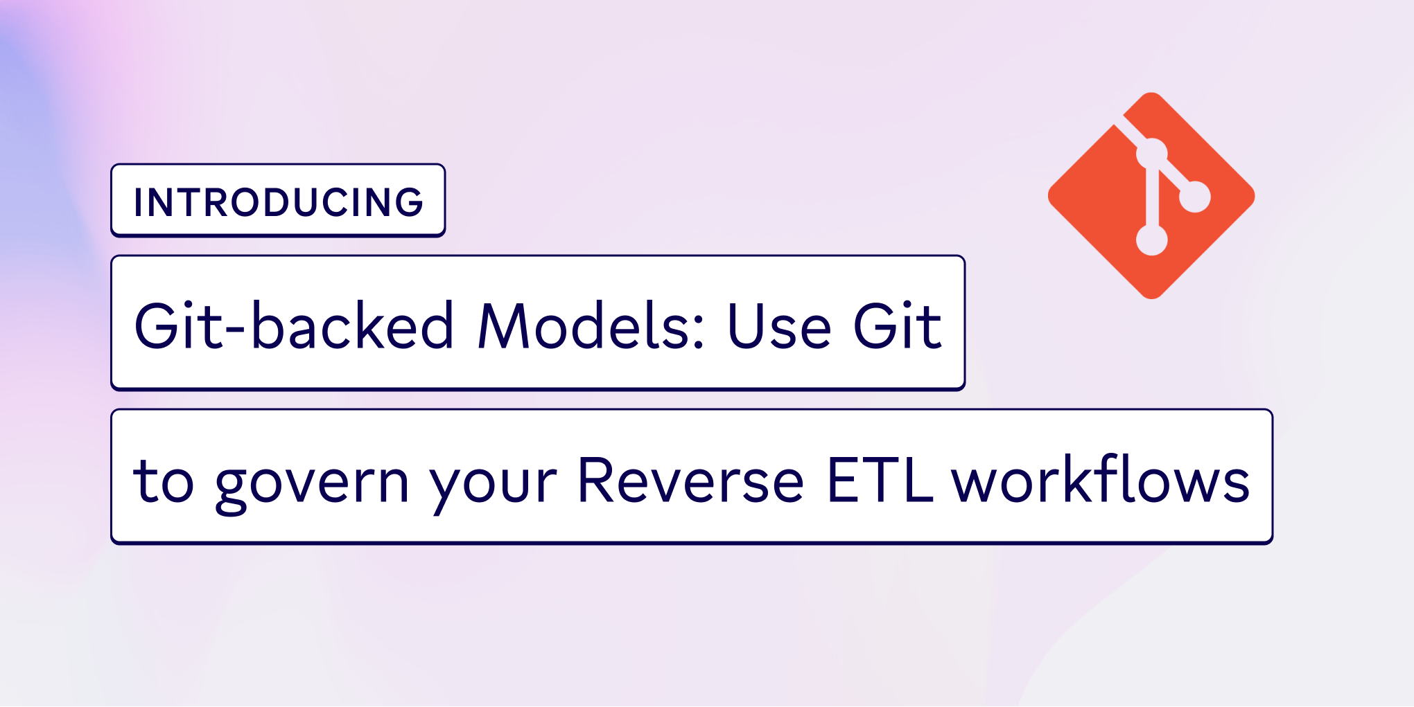 Git-backed Models: Use Git to govern your Reverse ETL workflows | Census