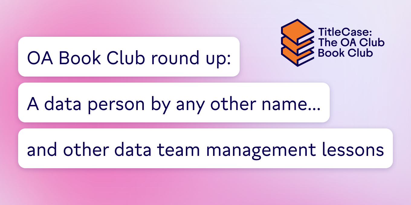 OA Book Club round up: A data person by any other name… and other data ...