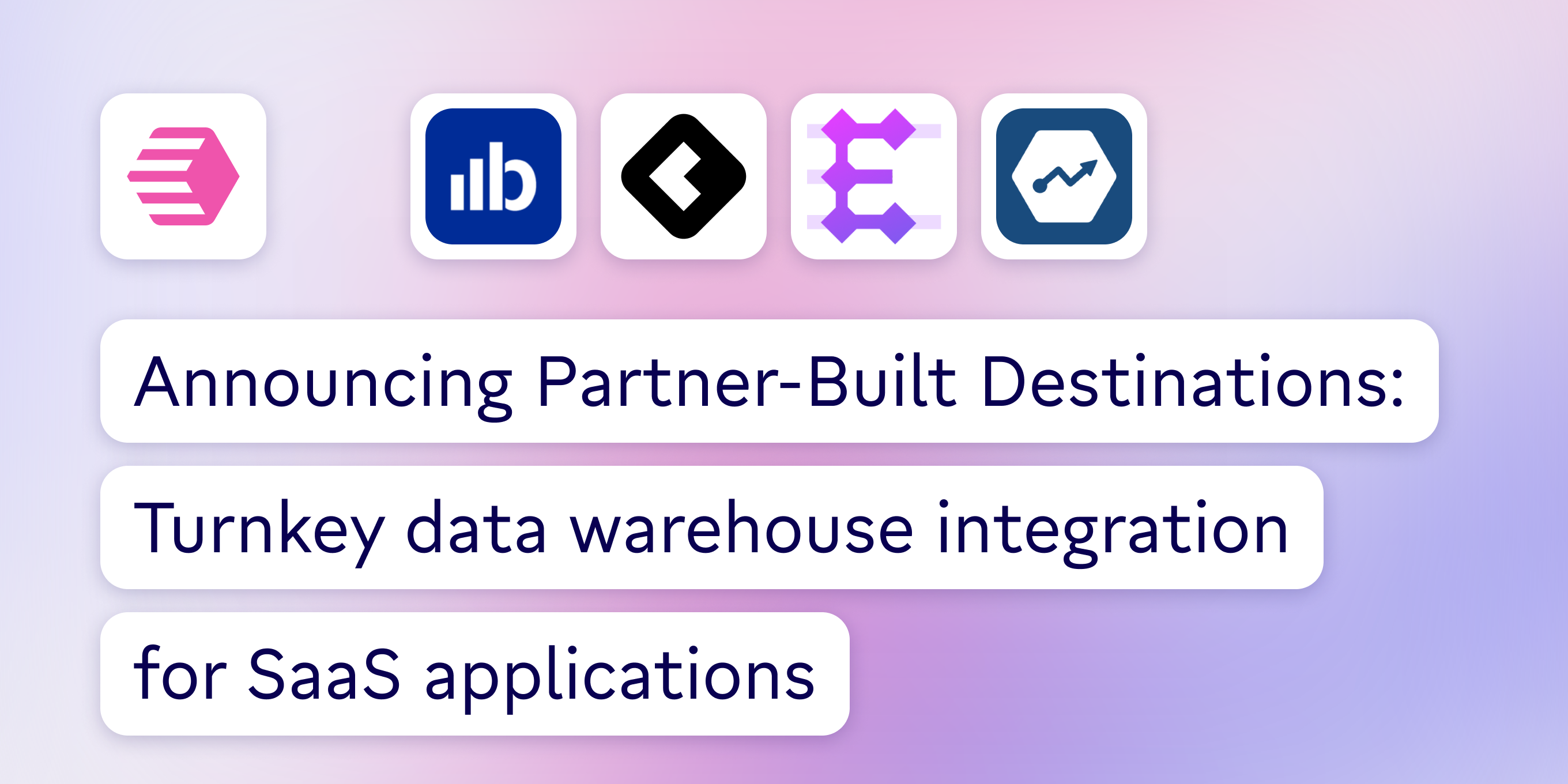 Announcing: Partner-Built Destinations in Census